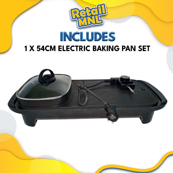 Retailmnl Multifunctional Electric Baking Pan, Korean Barbecue Grill ...