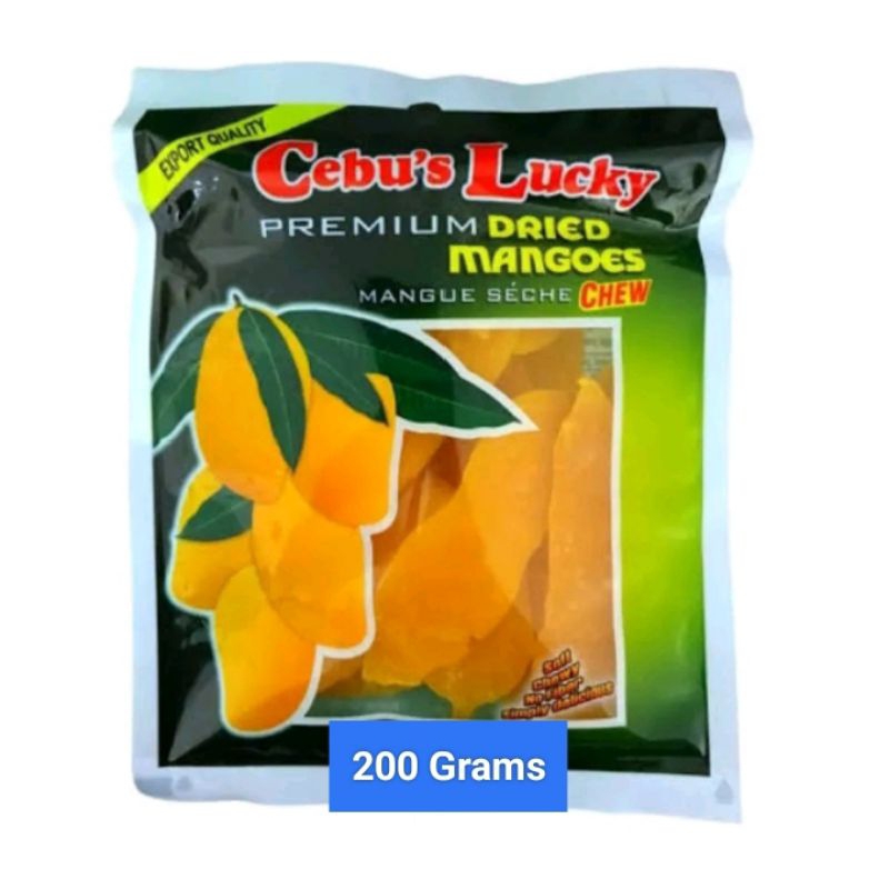 Cebu's Lucky Dried Mango Chew 200 Grams | Shopee Philippines
