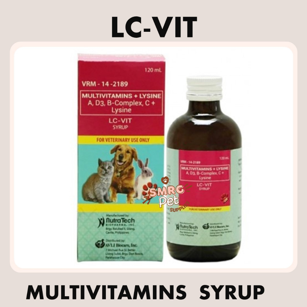 LC Vit LC Scour LC Dox Nutrigel Liquid Multivitamins Syrup with Lysine ...