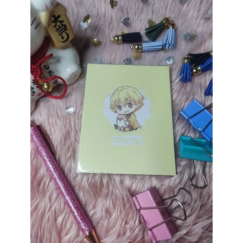 Demon Slayer| Zenitsu | notepads | cute notepads | memo | Shopee ...