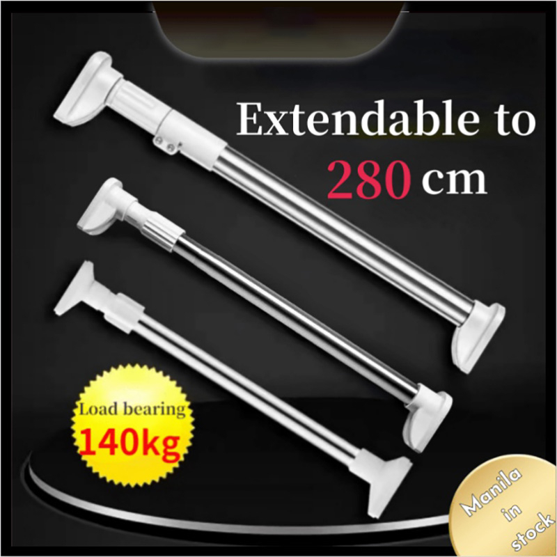 Multi functional adjustable rod Punch-free telescopic rod adjustable ...