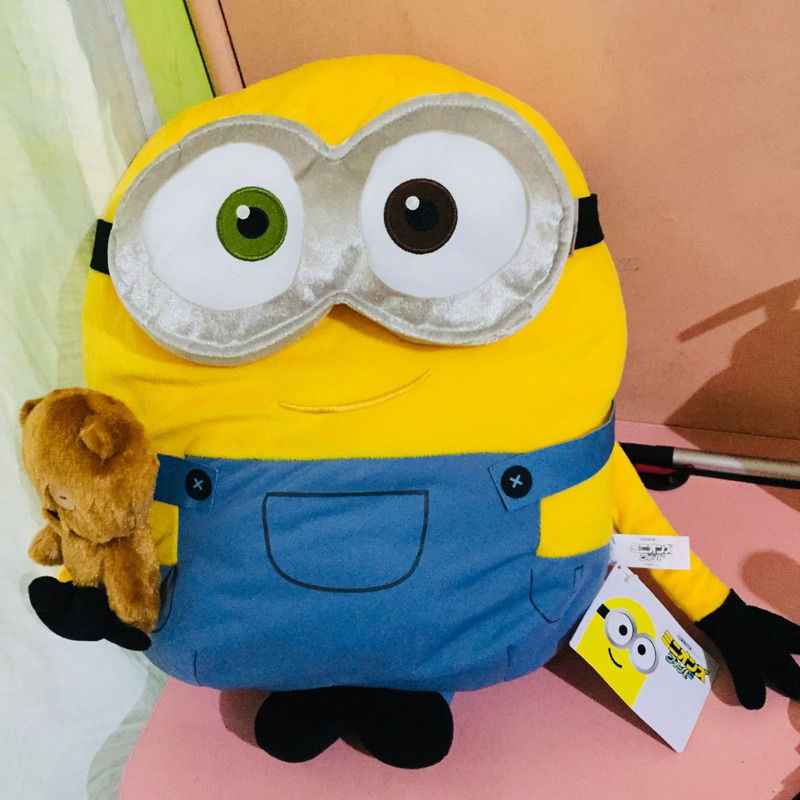 Minion Bob Big plush with tag | Shopee Philippines