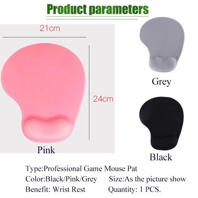 2gether Soft Silicone Mouse Pad Hand Rest Comfortable Office & Gaming ...