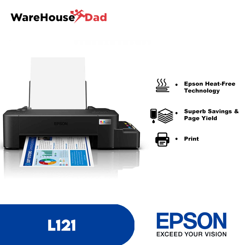 Epson EcoTank L121 A4 Ink Tank Printer | Shopee Philippines