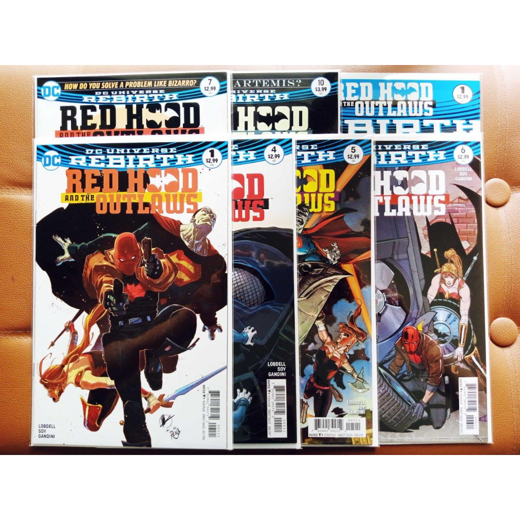 Red Hood and the Outlaws 1-10 + Rebirth 1 DC Comic Book VF 2016-17 from ...