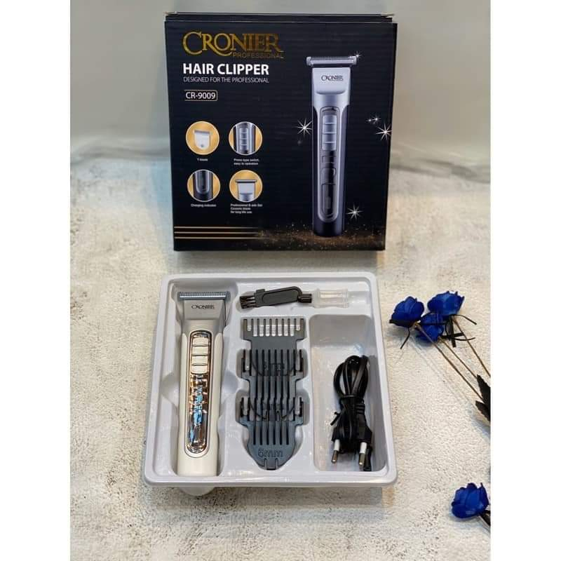 [IOJB.PH]CRONIER Portable Wireless Rechargeable Professional Hair Razor /Trimmer | Shopee ...
