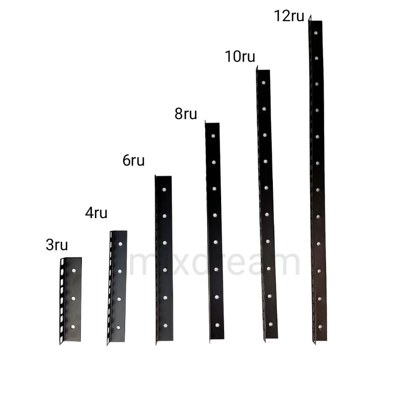 Rack Rail for tourcase server rack (3RU 4RU 6RU 8RU 10RU12RU) flight ...
