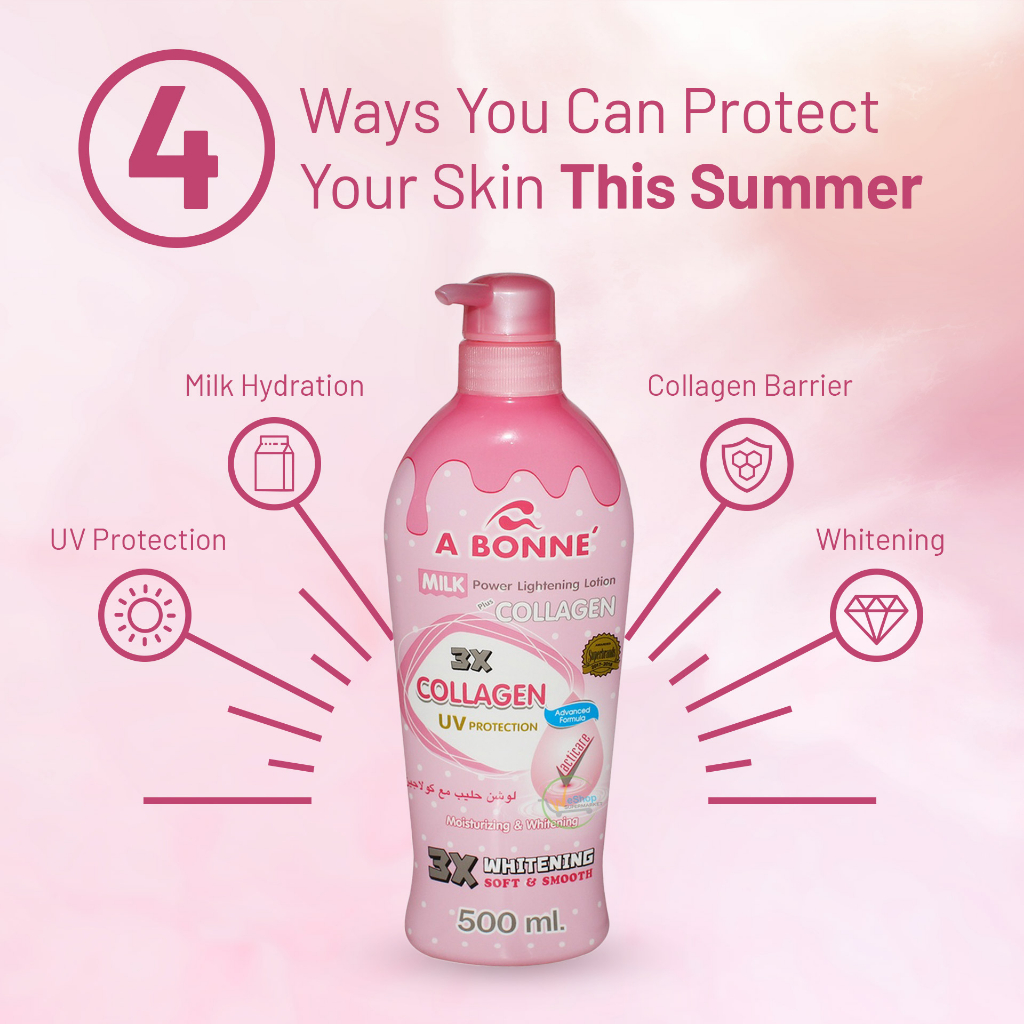 A Bonne’ Milk Power Lightening & Whitening Lotion Plus Collagen (500ml ...