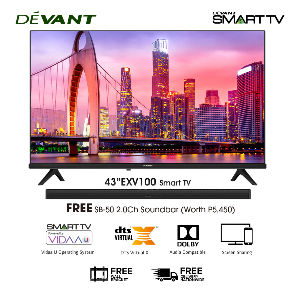 DEVANT 43EXV100 43 inch Full HD (FHD) 2K Smart TV - Netflix, YouTube ...