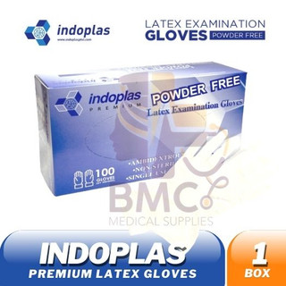 Latex Disposable Examination Gloves S/M/L - Indoplas, SureGuard ...
