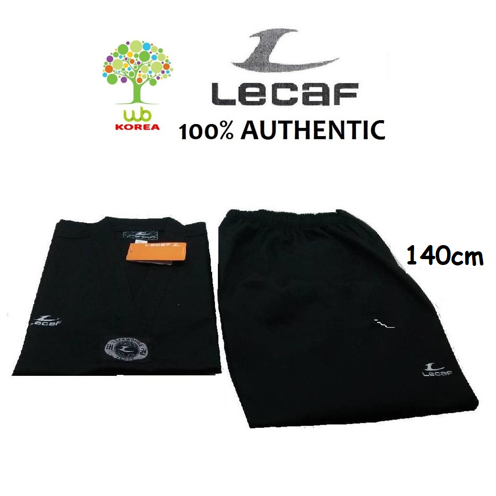 LECAF Sport Taekwondo Uniform (Black) | Shopee Philippines