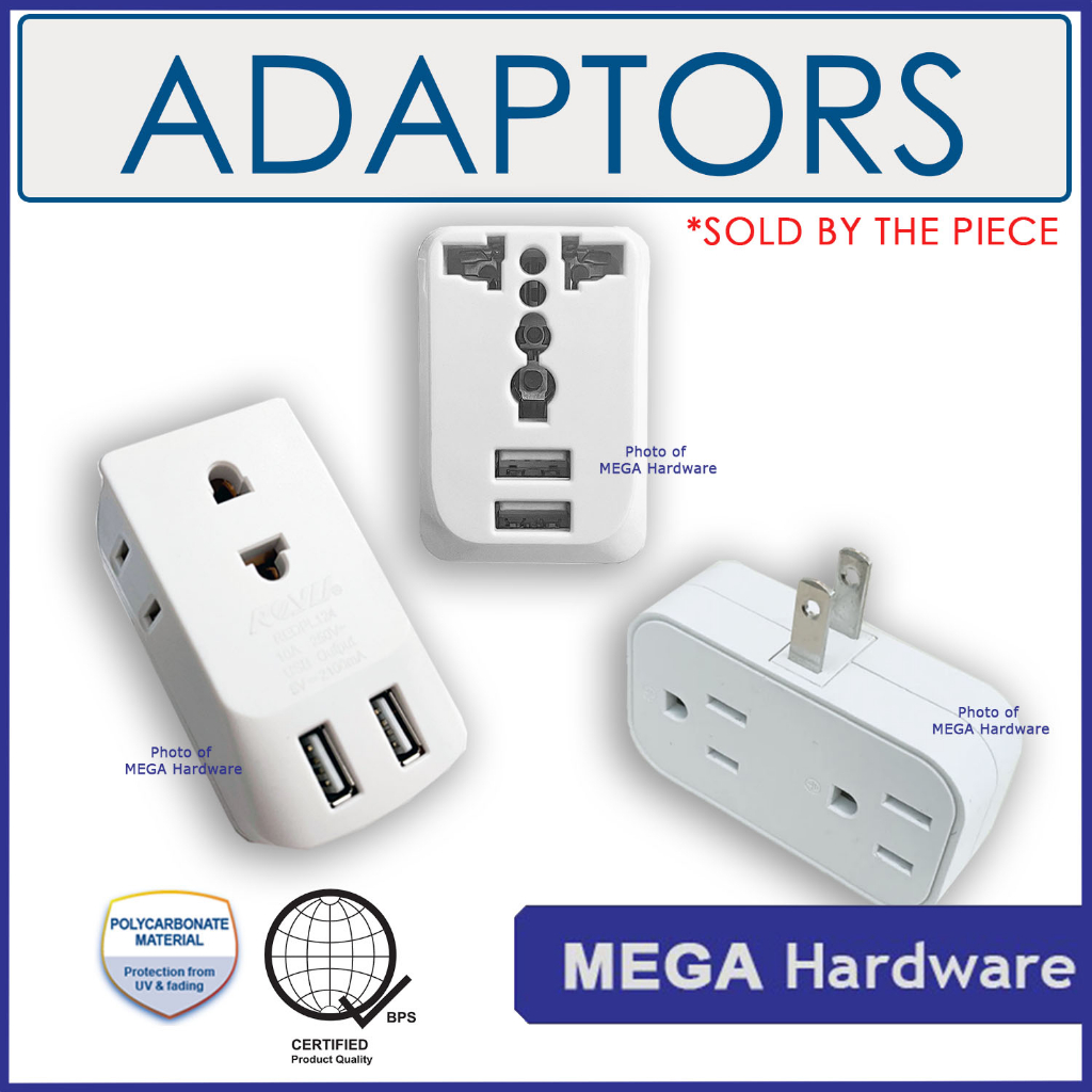 ROYU / OMNI Universal Octopus Multi Socket / Side Adaptors WITH USB ...