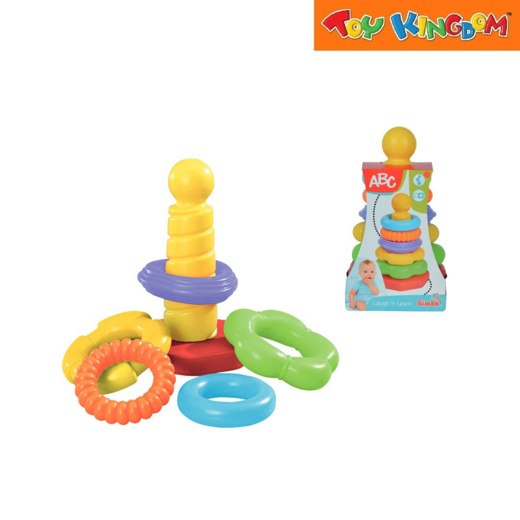 ABC Stacking Ring Pyramid Baby Playset | Shopee Philippines