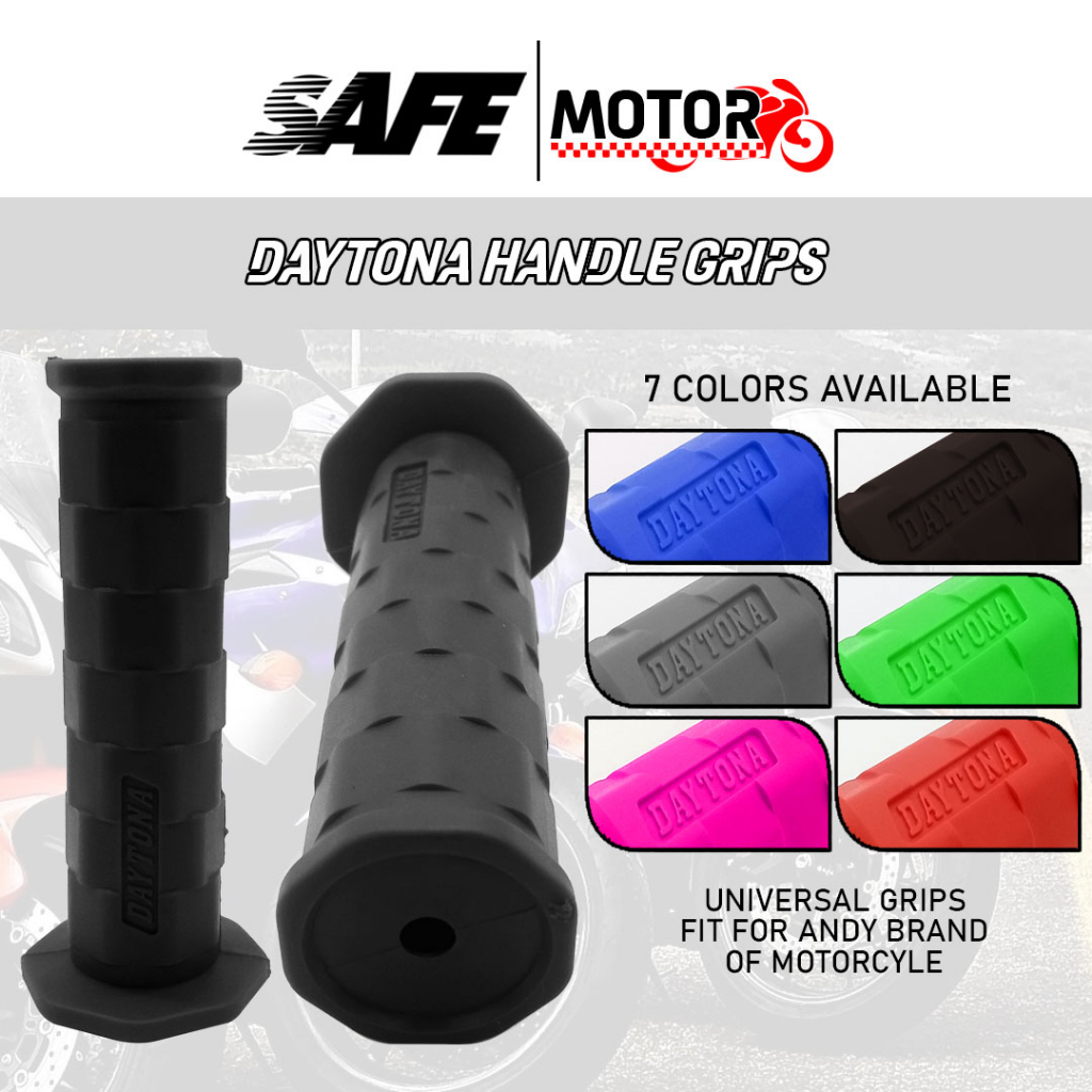 DAYTONA MOTORCYCLE UNIVERSAL HANDLE GRIPS SUPER GRIPS DESIGN BY DAYTONA ...