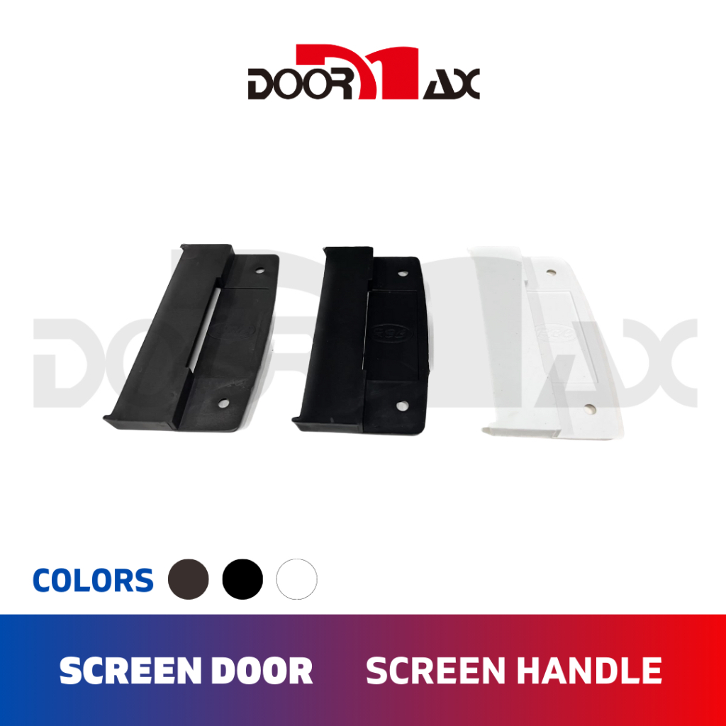 DOORMAX Plastic Screen Handle for Screen Door (Brown/Black/White) | Shopee Philippines