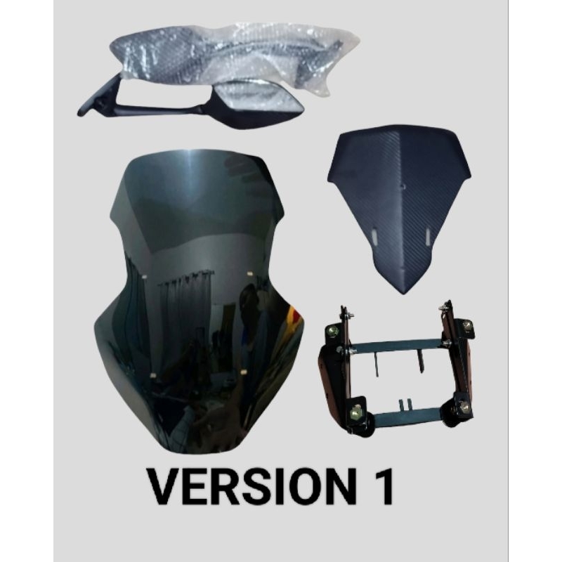 Windshield for Honda Click V1 and V2 ( ADV LOOK ) ready to install wala ...