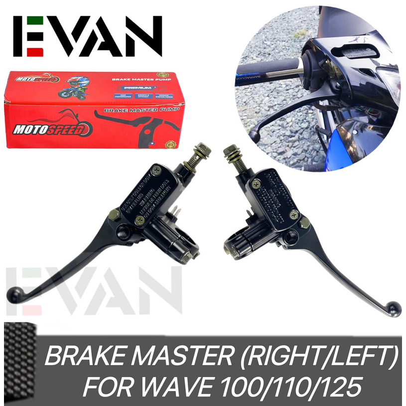 EVAN.SHOP Brake Lever Master For Wave 100/110/125 (Left/Right) OR (1 ...