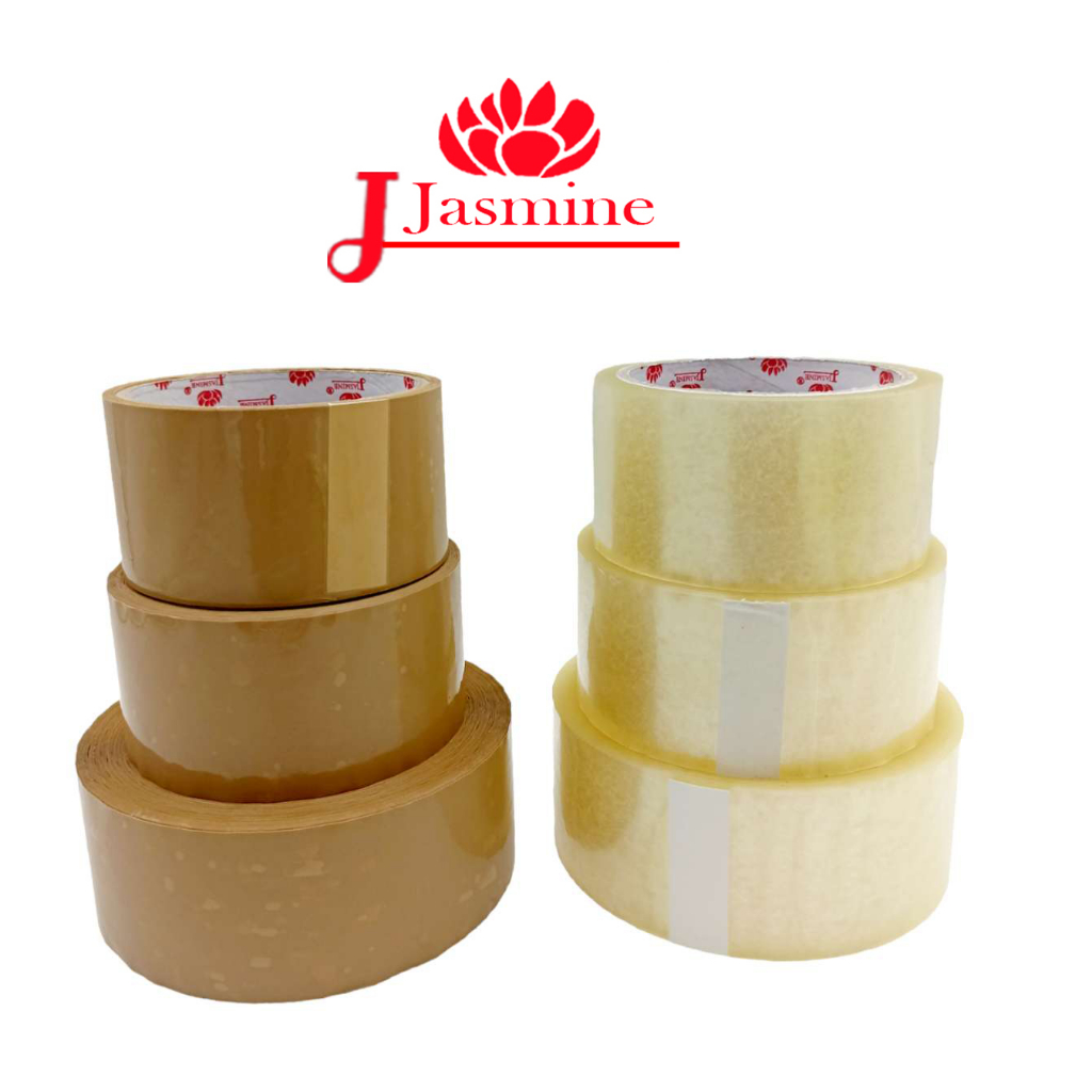 Packaging Tape 200m Big brown and cleaJasmine Packaging Tape | Shopee ...