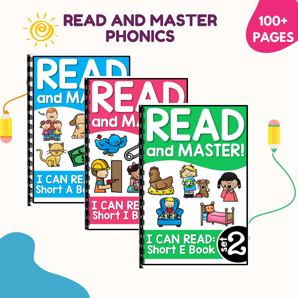READ AND MASTER PHONICS Workbook For Kids (15 SETS OF BOOK IN ONE BIND ...