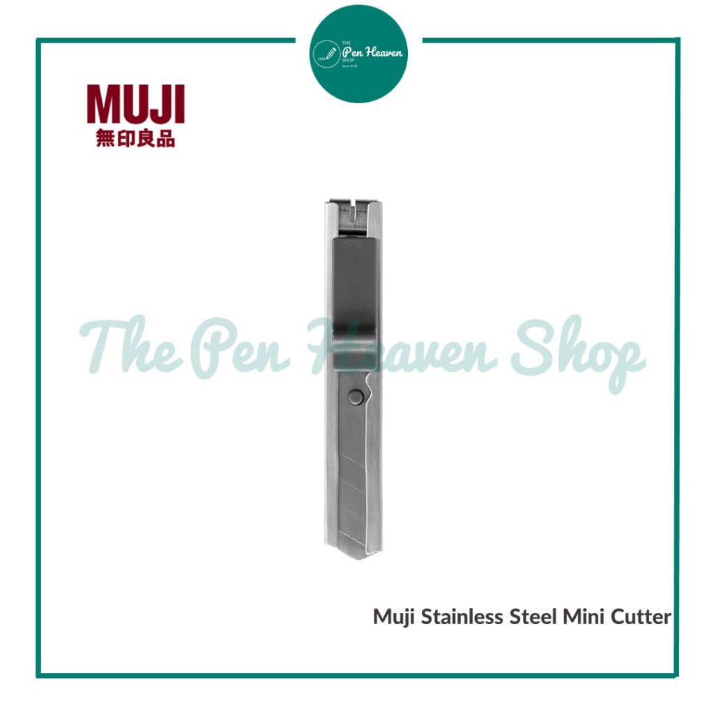 Muji Stainless Steel Mini Cutter Utility Knife (Authentic) | Shopee ...