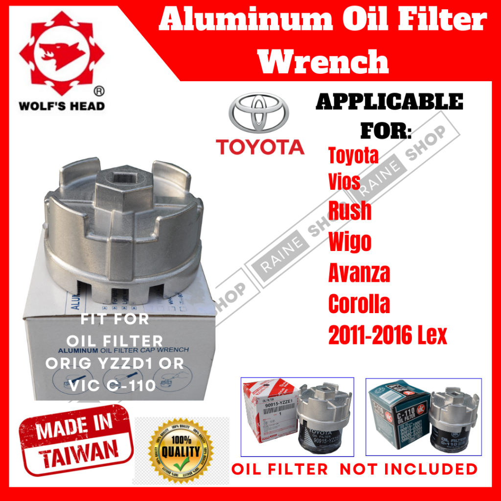 Oil Filter Wrench For Vic C-110 YZZE1 YZZD1 Filter toyota Rush Vios ...