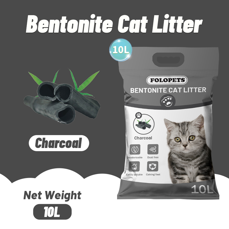 FOLOPETS 5L /6L/10L Bentonite TOFU Cat Litter Food Grade Odour Control clumping Highly Absorbent ...