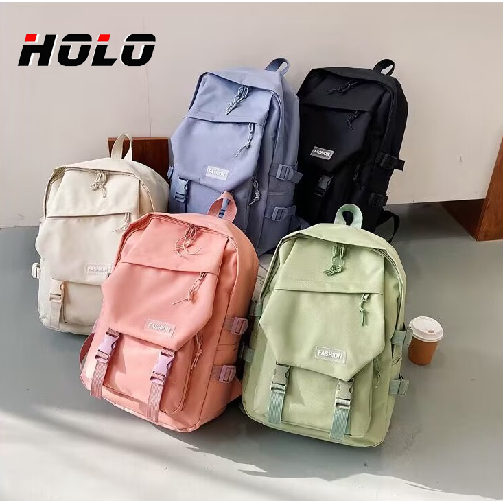 Korean Casual Backpack Japanese Style Travel Backpack Student Female ...