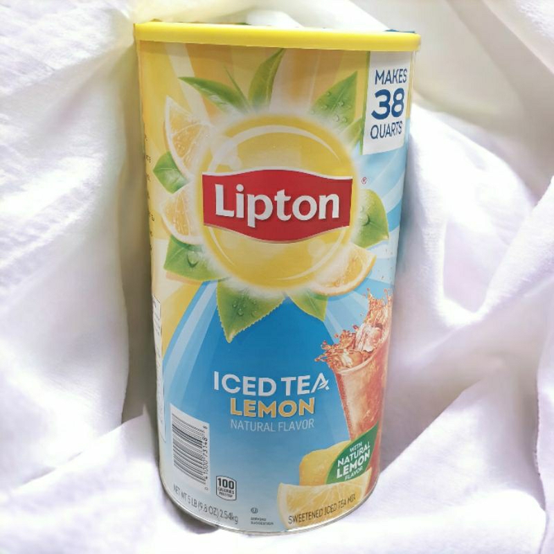 Lipton Iced Tea Lemon Sweetened Iced Tea Mix 2.54kg | Shopee Philippines