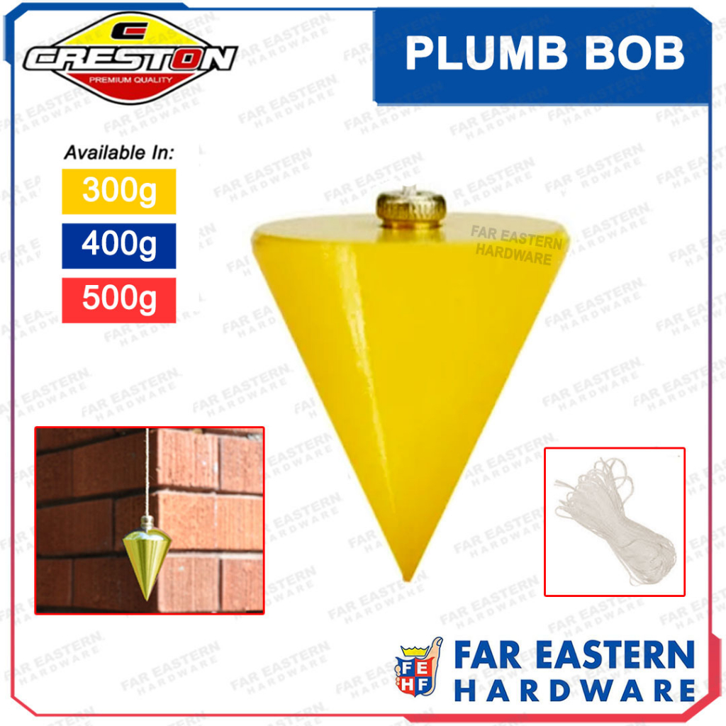 CRESTON Plumb Bob Level 300g | 400g | 500g Hulog CRHT | Shopee Philippines
