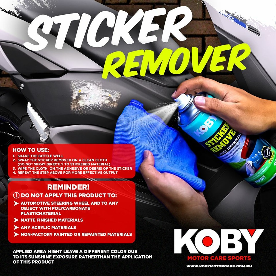 KOBY STICKER REMOVER 450ML (WY019YD) | Shopee Philippines