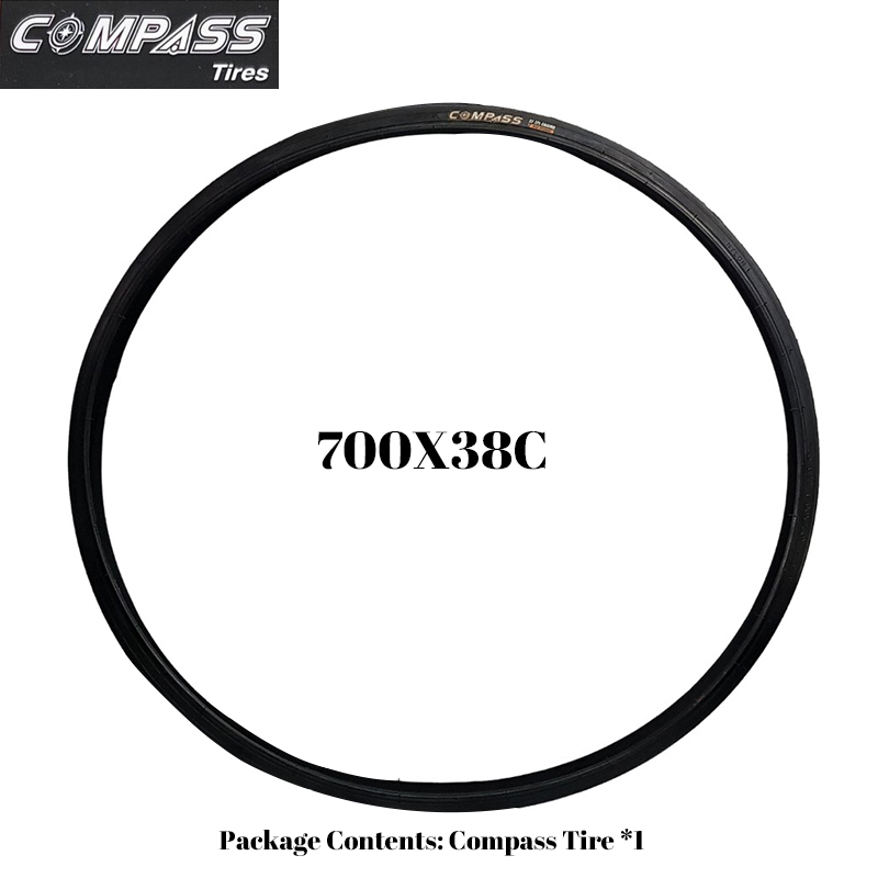 COMPASS Road Bike Tire 700*23/25/28/35/38c 700c Non-slip Ultralight ...