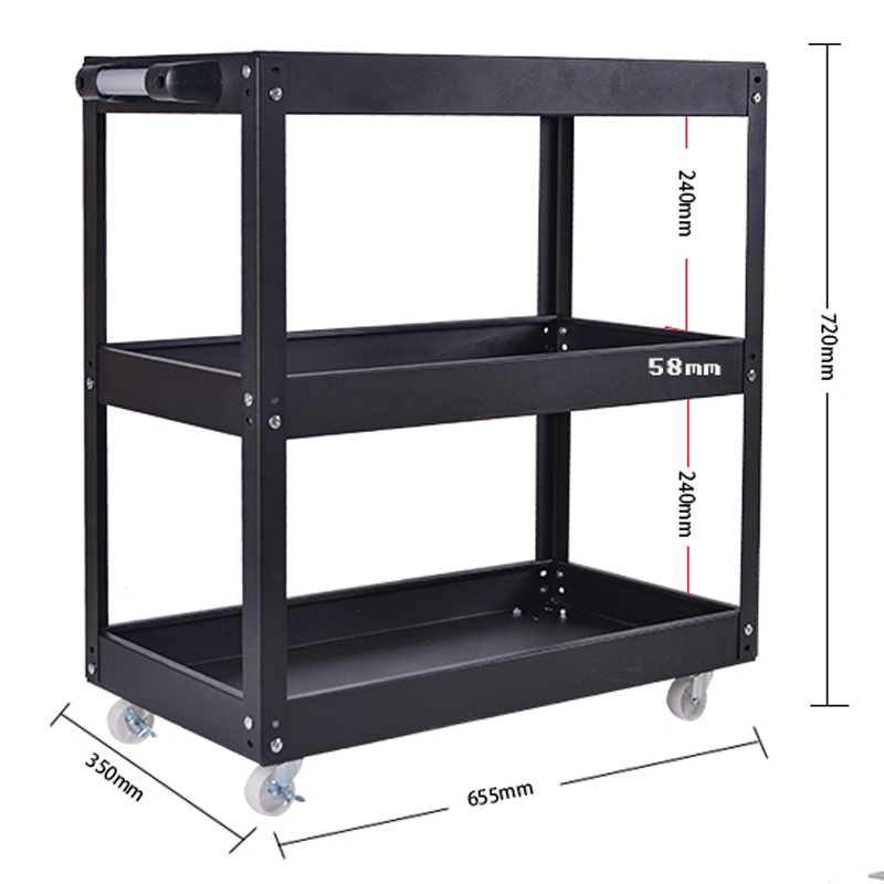 Tool Storage & Shelving 3 Layer Trolley Tool Box Storage Cart Trolley ...