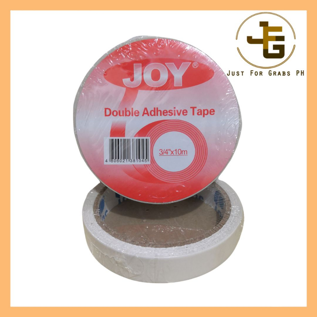 Joy Tissue Tape / Double Sided Tape 3/4" x 10m | Shopee Philippines