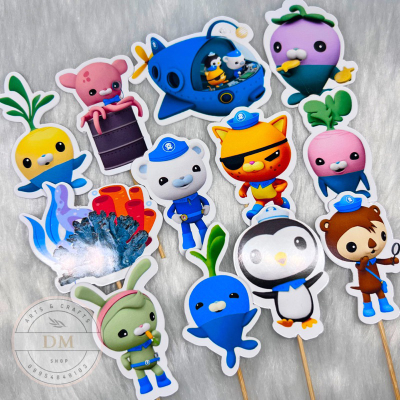 Cupcake Topper Octonauts | Shopee Philippines