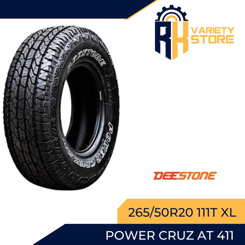YEAR 2024 DOT DEESTONE THAILAND LT265/50R20 111T XL AT411 POWER CRUZ ...
