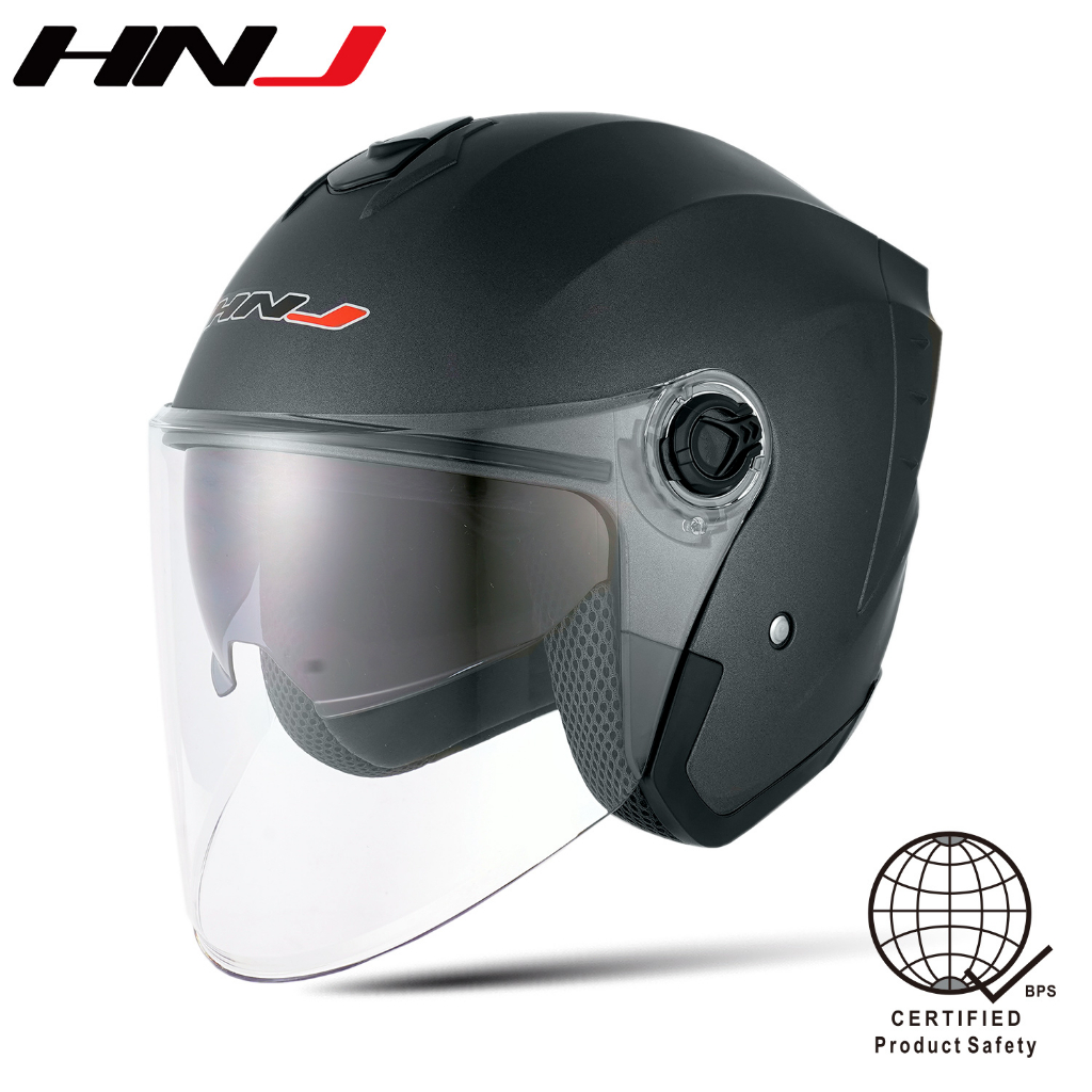 HNJ A623 Helmet half face for motorcycle Dual Visor | Shopee Philippines