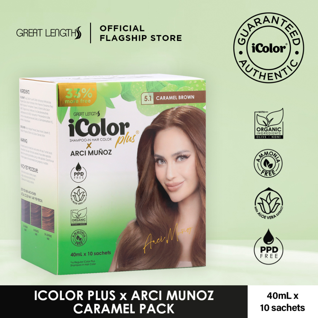 iColor Plus Shampoo-In Hair Color x Arci Muñoz 40ml (Box of 10's ...