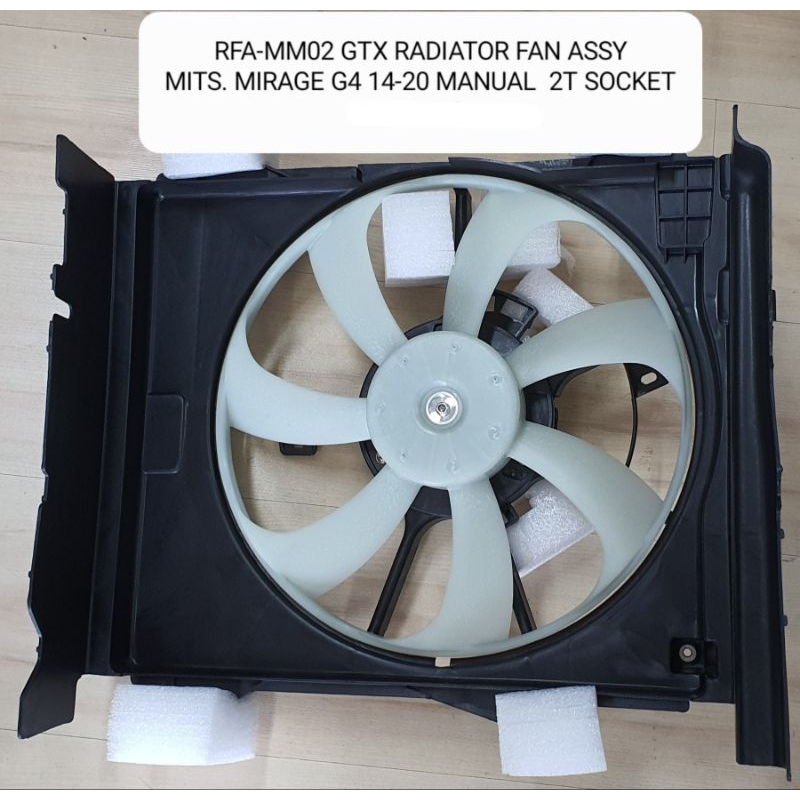 Radiator Fan Assembly Mitsubishi Mirage G4 Manual (2014-2020) 2 ...