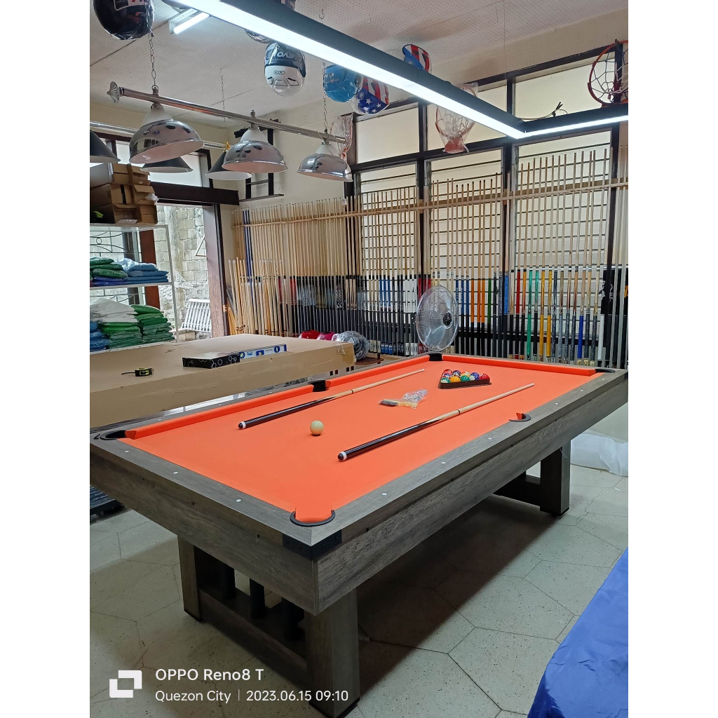 4X8FT. ROME STYLE ORANGE COLOR BILLIARD TABLE/ LAMESA SA BILYARAN ...