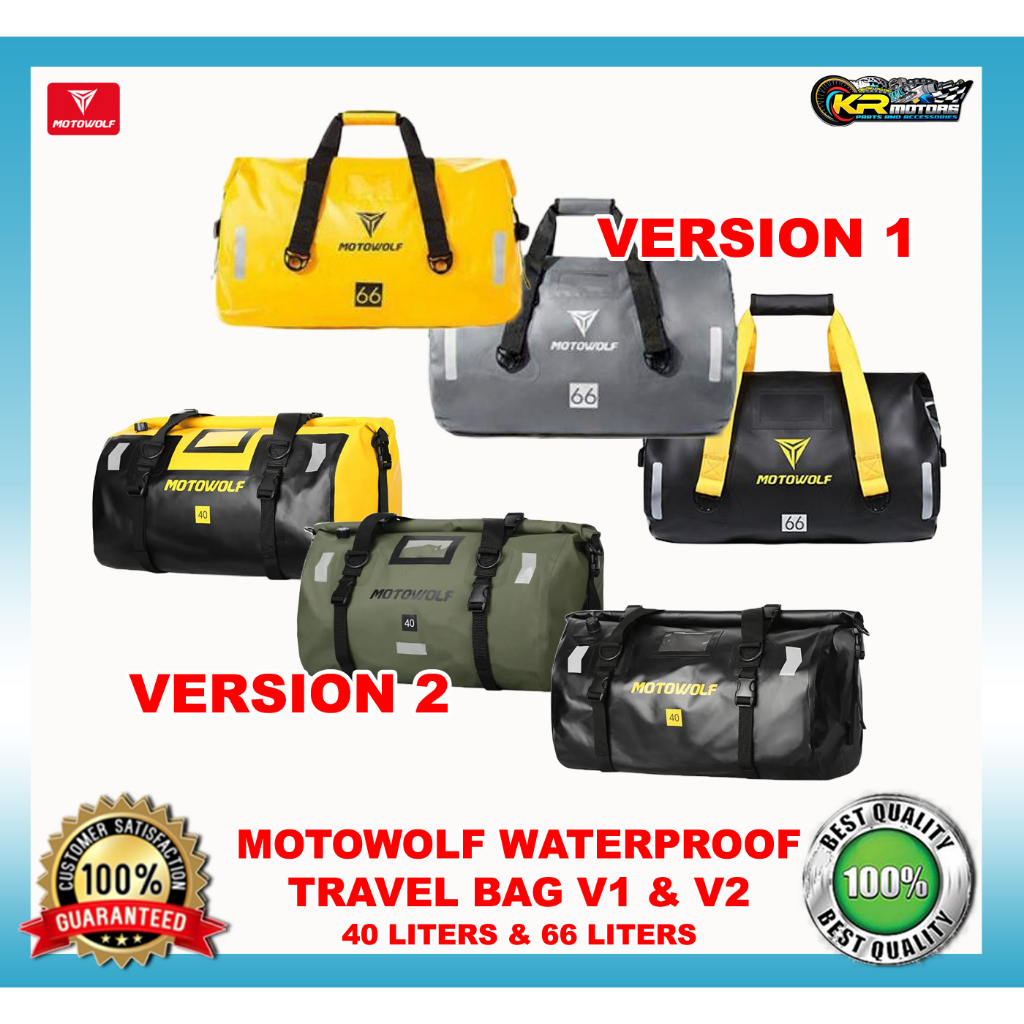 Original MOTOWOLF Motorcycle Travel Bag V1 / V2 Dry Bag Waterproof ...