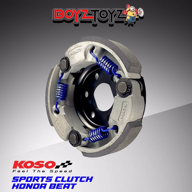 KOSO CLUTCH LINING ASSEMBLY BEAT CARB/BEAT FI (1500rpm) | Shopee ...