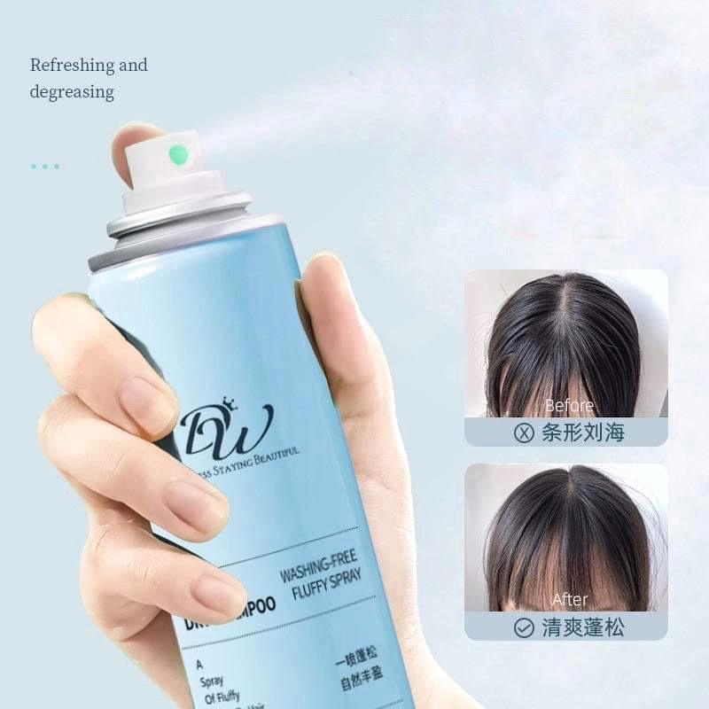 DW Washing Free Shampoo Spray Dry And Naturally Fluffy Hair Care Oil ...