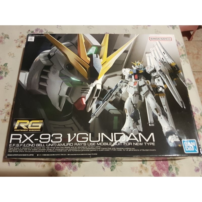 RX-93 Nu Gundam 1/144 RG (Dented box) | Shopee Philippines