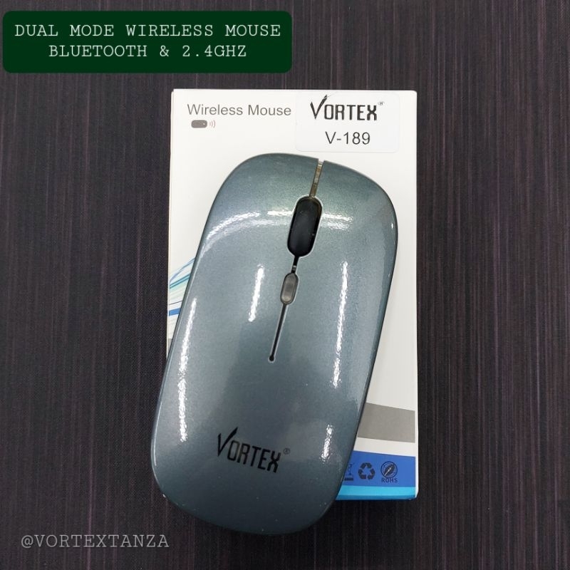 VORTEX DUAL MODE WIRELESS MOUSE (BLUETOOTH & 2.4GHZ (06053) | Shopee ...