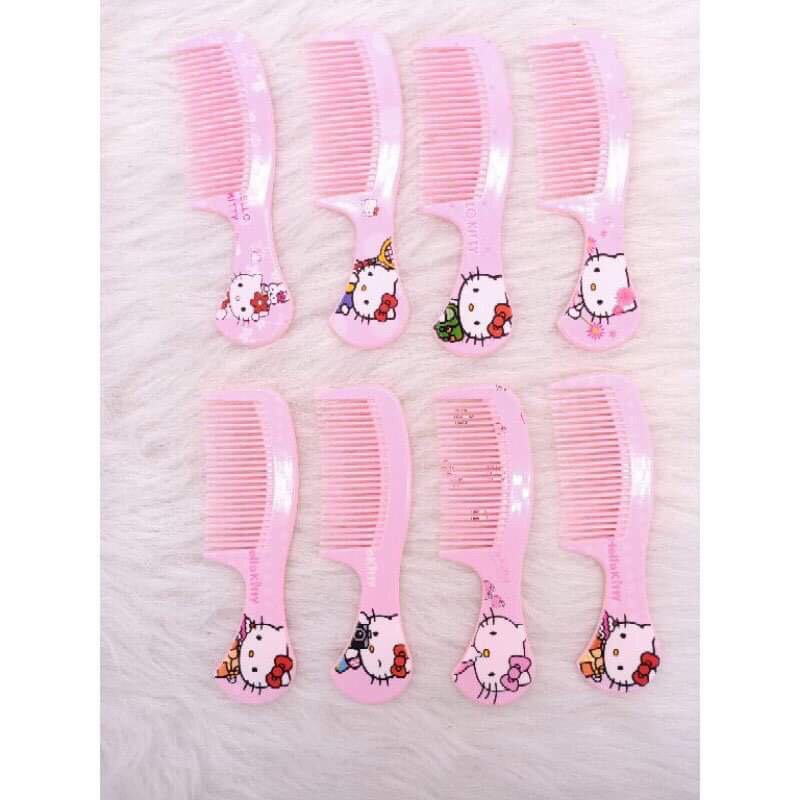 Hello Kitty and Frozen Hair Comb Pink Random Design | Shopee Philippines