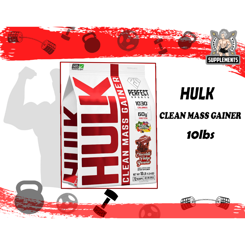 HULK CLEAN MASS GAINER 10LBS | Shopee Philippines