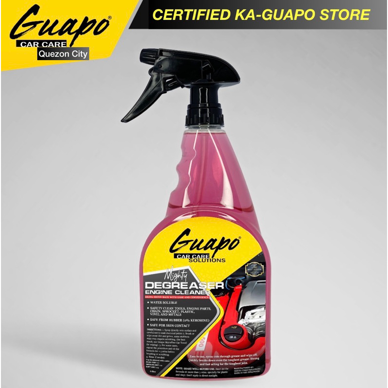 Guapo Mighty Degreaser – Heavy-Duty Engine & Chain Cleaner, Grease ...