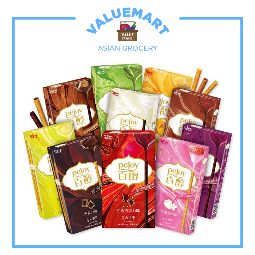 Pejoy Premium Cream-Filled Biscuit Sticks (Chocolate, Cheesecake ...