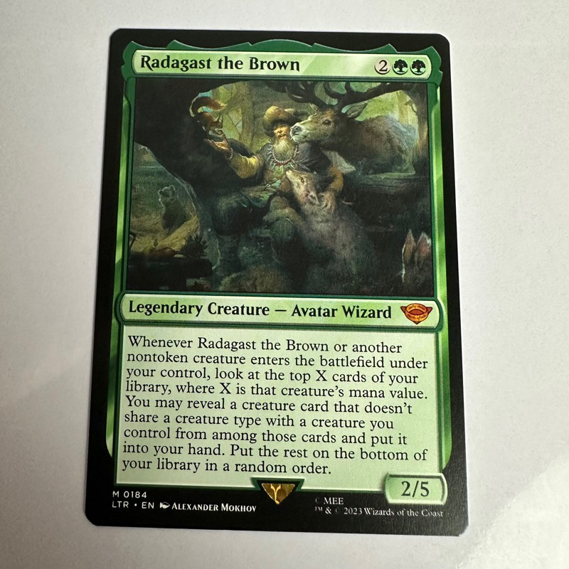 RADAGAST THE BROWN | LTR THE LORD OF THE RINGS | GREEN | MTG MAGIC THE ...