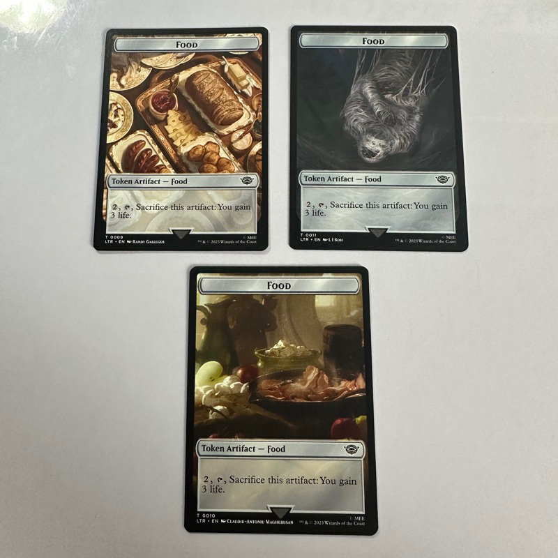 FOOD TOKEN | LTR THE LORD OF THE RINGS | MTG MAGIC THE GATHERING ...